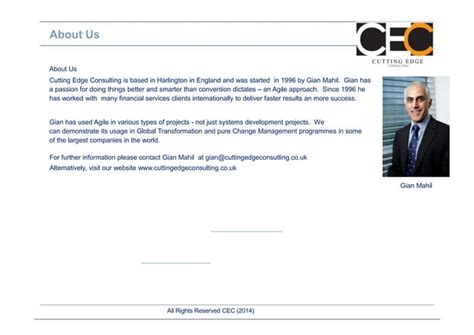 Using Agile Methods In Financial Sservices Ppt