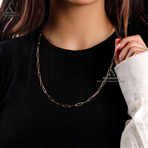 گردنبند زنجیری Chain Necklace G02 گالری اشرافی