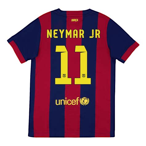 Vintage Soccer Jersey Neymar Jr 11 Barcelona Home 2014 15 Gogoalshop