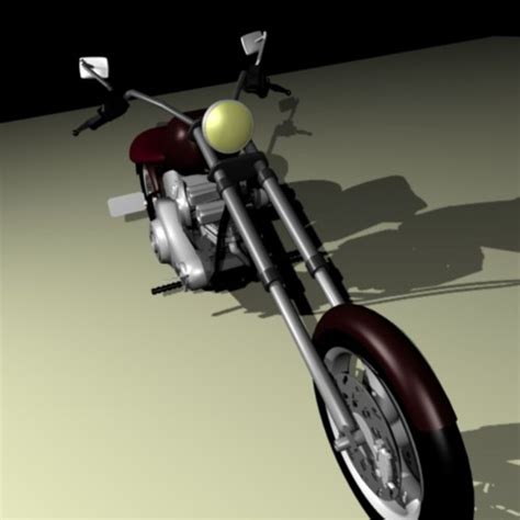 Chopper 3d Model 1 Unknown Lwo 3ds Obj Blend Free3d