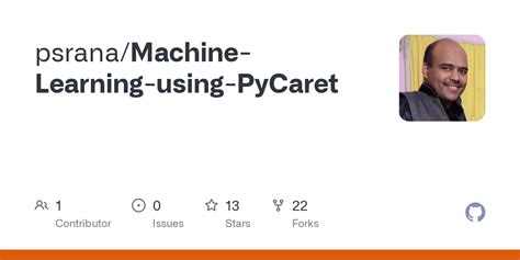 GitHub Psrana Machine Learning Using PyCaret