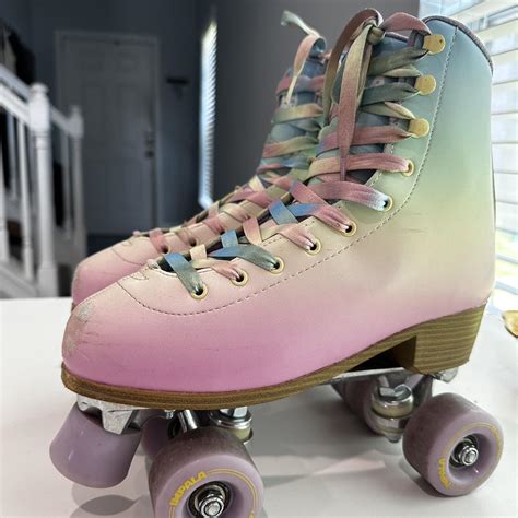 Impala Pastel Pink And Purple Roller Skates With Depop