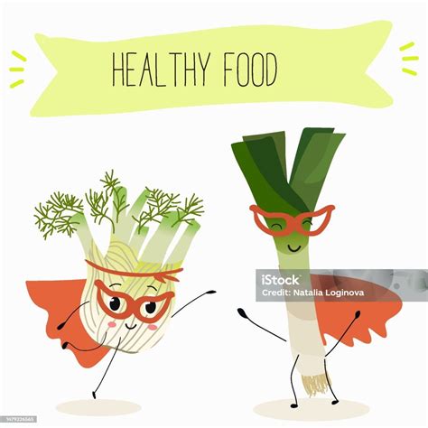 재미있는 캐릭터 회향 부추 양파가 있는 그림 재미 있고 건강한 음식 비타민 귀여운 얼굴 음식 재료 채식 벡터 만화 농업 녹지 가을에 대한 스톡 벡터 아트 및 기타 이미지