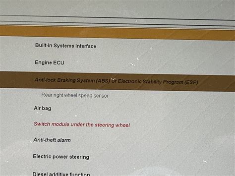 ESP ASR ABS Handbrake And Under Inflation Peugeot Forums
