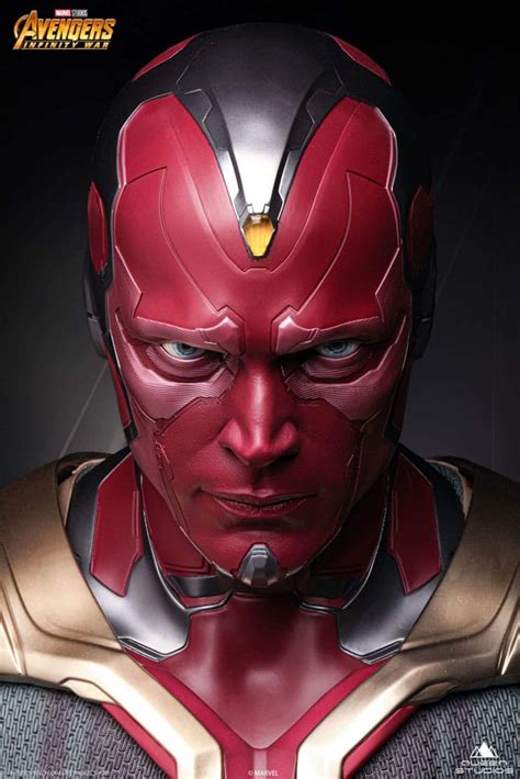 Vision Avengers Infinity War Life Size Büste Piece Hunter Swiss Collectible Shop