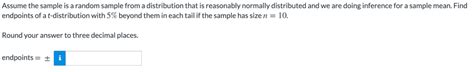 Solved Compute The Standard Error For Sample Means From A