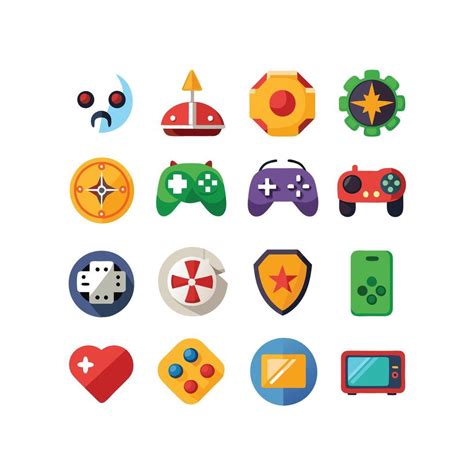 Gaming Icon Set Illustration 47569902 Vector Art At Vecteezy