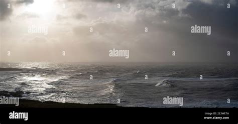 Prawle Point East Prawle Devon Dramatic Coastline Alongside The