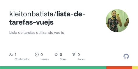 GitHub Kleitonbatista Lista De Tarefas Vuejs Lista De Tarefas Utilizando Vue Js