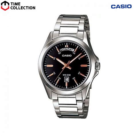 Casio Mtp 1370d 1a2 Analog Stainless Steel Strap Watch For Men Shopee Philippines