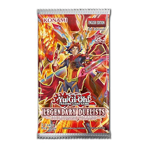 Yu Gi Oh Legendary Duelists Soulburning Volcano Booster Carta Magica