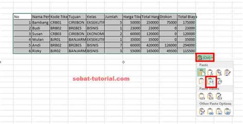 cara copy paste di excel agar tidak berubah sobat tutorial