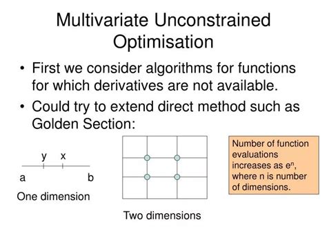 ppt multivariate unconstrained optimisation powerpoint presentation