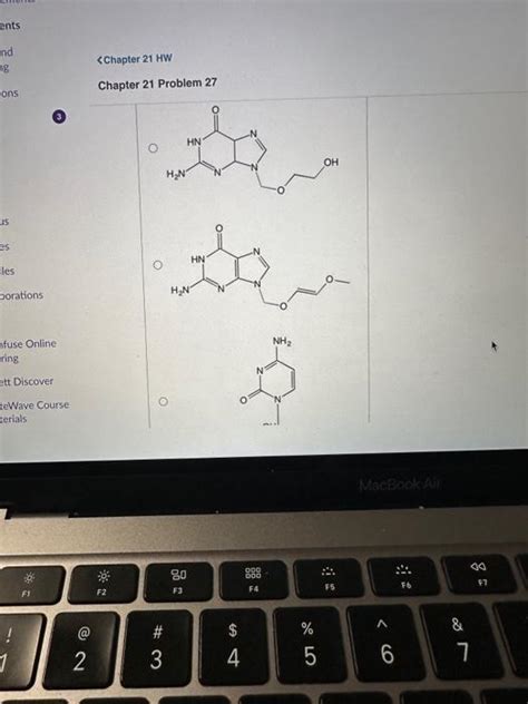 Solved Which Of These Is The Structure Of Acyclovir21hw
