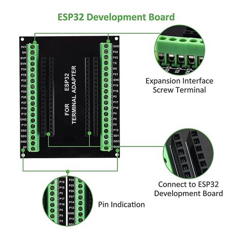 Płytka Rozdzielcza Esp32 Gpio 1 Into 2 Kompatybilna Z Nodemcu 32s Lua