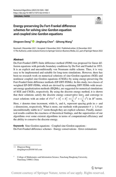 Energy Preserving Du Fort Frankel Difference Schemes For Solving Sine