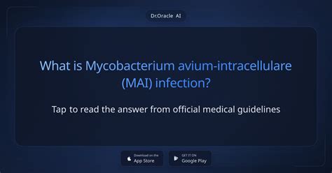 What Is Mycobacterium Avium Intracellulare Mai Infection