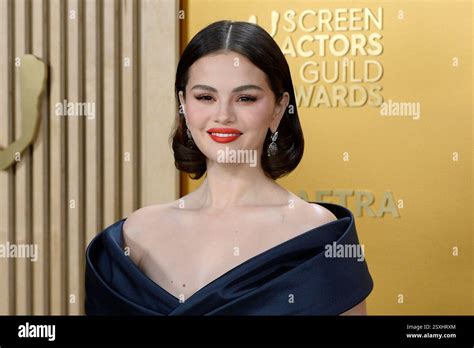 Selena Gomez bei der Verleihung der 31. Screen Actors Guild Awards 2025 im Shrine Auditorium und ...