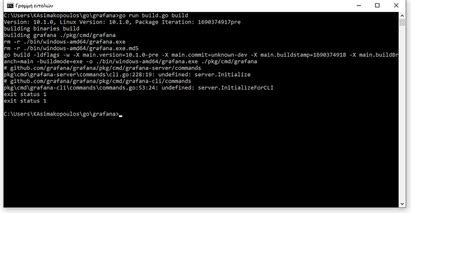 Grafana Error Build From Source Getting Help Go Forum