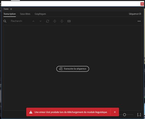 Solved Transcription Not Working Adobe Product Community 12494258