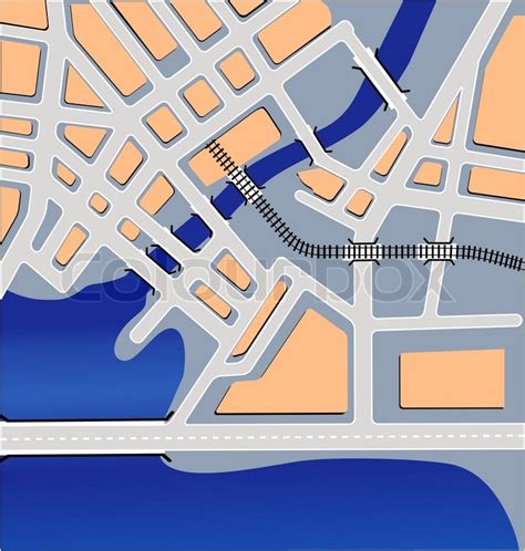 Urban maps | Stock-Vektor | Colourbox
