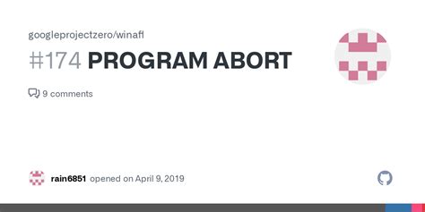 PROGRAM ABORT Issue Googleprojectzero Winafl GitHub