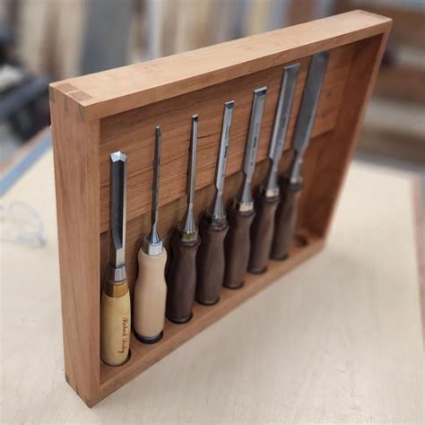 Dovetailed Chisel Trays In Cherry R Woodworking