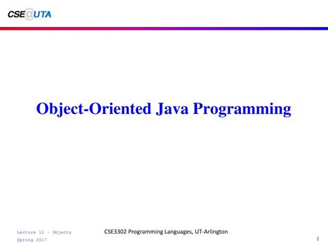 Ppt Object Oriented Java Programming Powerpoint Presentation Free