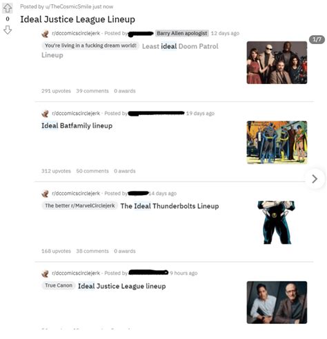 Ideal Justice League Lineup Rdccomicscirclejerk