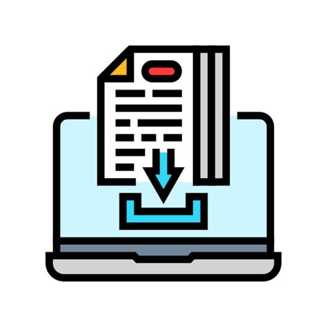 Assignment Submission Education Platform Edtech Elearning Icon