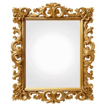 Ornate Gold Mirror Frame Clipart Free Ornate Gold Mirror Frame Png