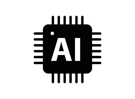 Ai Microchip Icon Artificial Intelligence Processor 66808719 Vector Art At Vecteezy