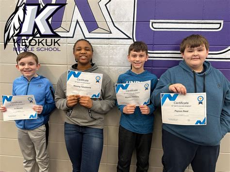 Kms Held Sixth Grade Math Bee Keokuk Community School District