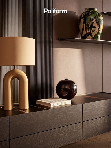 Poliform Code Modern Wall System Ripiani In Vetro Piano In Marmo