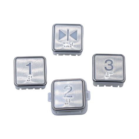 A4n231229 Elevator Square Push Button With Braille