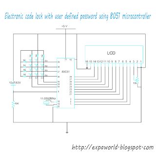 WORLD OF EMBEDDED Electronic Code Lock With User Defined Password Using Microcontroller