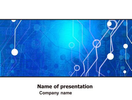 Radio Circuit Presentation Template For PowerPoint And Keynote PPT Star