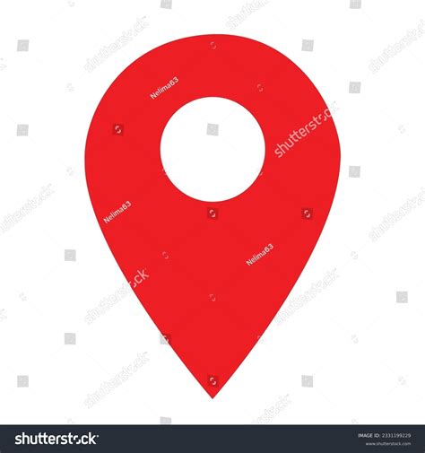Red Map Pointer Vector Eps Stock Vector Royalty Free Shutterstock