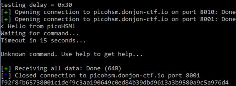 Donjon Ctf Picohsm Series Write Up 33 Learn Hack Pwn