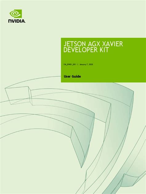 Nv Jetson Agx Xavier Developer Kit User Guide Pdf Usb Linux