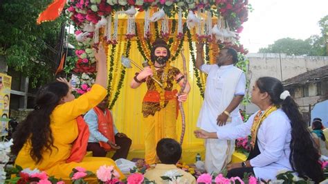 Akshaya Tritiya 2023 भगवान परशुराम के प्राकट्योत्सव पर निकाली शोभायात्रा शहर भर में आयाेजन