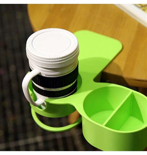 컵홀더 머그 데스크컵받침 집게형 클립 컵거치대 테이블 커피 그린 사무실 티몬