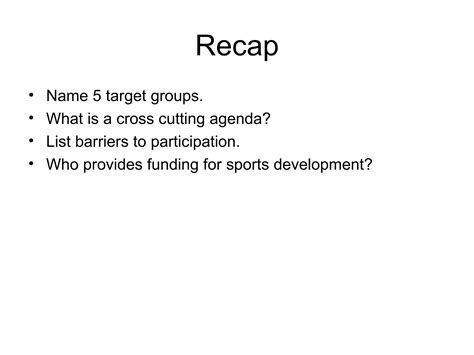 Intro Sports Development1 Ppt