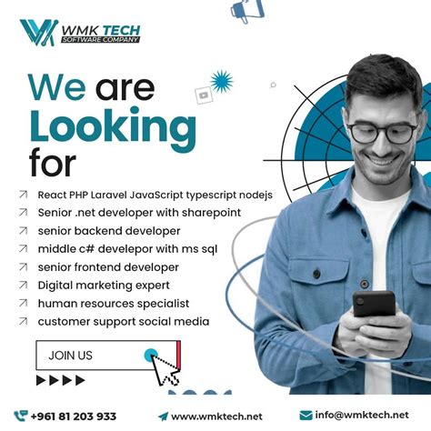 Wmk Tech On Linkedin Nowhiring Joinus Teamworkmakes Applytoday