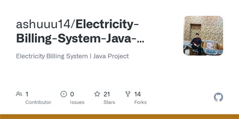 Github Ashuuu14electricity Billing System Java Project Electricity Billing System Java Project