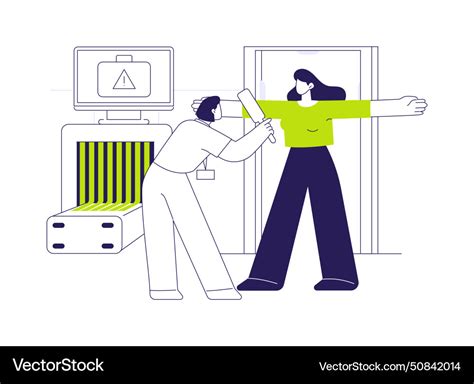 Security Check Abstract Concept Royalty Free Vector Image