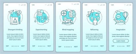 Premium Vector Professional Qualities Onboarding Mobile App Page