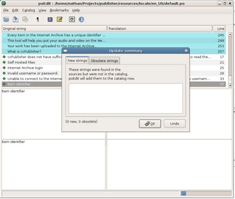 Translating Po Files Creative Commons