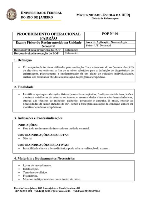 Exame Físico Do Rn Pdf Enfermagem Medicina Clínica