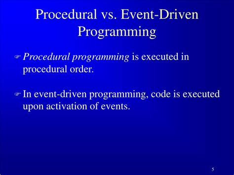 Ppt Event Driven Programming Powerpoint Presentation Free Download Id1431629